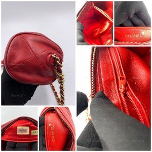 CHANEL | Bags | Authentic Chanel Red Mini Camera Bag With Tassel | Poshmark